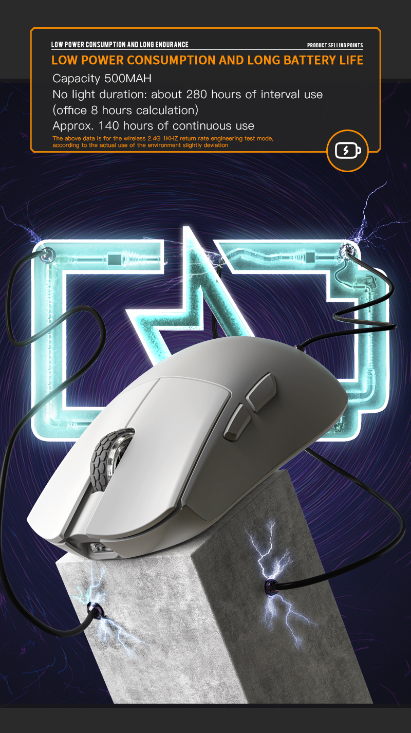 Darmoshark-M3 PRO Tri-Mode Gaming Mouse-darmoshark