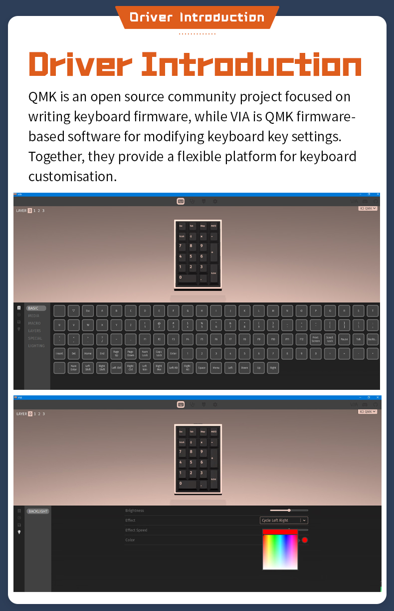 Darmoshark-K3 QMK Mechanical Numeric Keypad-darmoshark