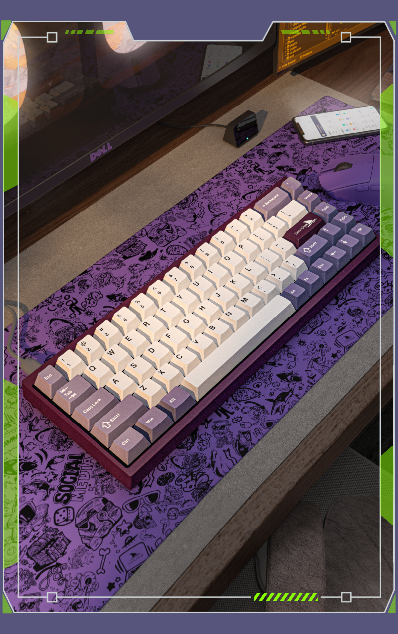 Darmoshark-KT68Z Wired Mechanical Keyboard-darmoshark